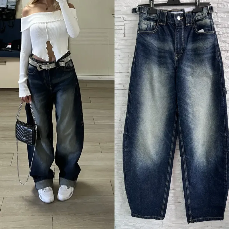 Женские джинсы baggi балоны bershka — цена 1480 грн в каталоге Джинсы ...