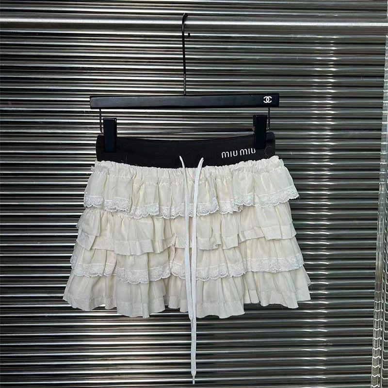 Спідниця Miu Miu з рюшами — ціна 2618 грн у каталозі Міні спідниці Купити жіночі речі за