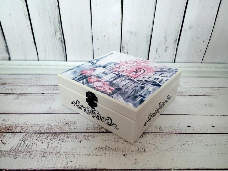 Шкатулка париж — ціна 550 грн у каталозі Скриньки Купити товари для дому та побуту за