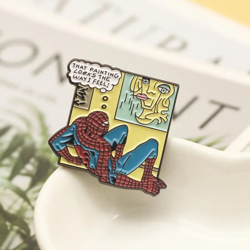 Значок людина-павук у музеї пікассо комікс spider man marvel comics ...