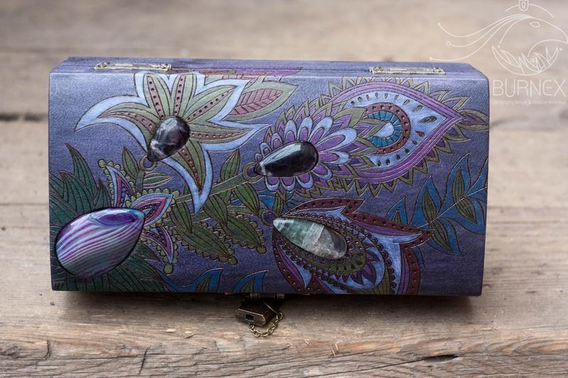 Шкатулка Night Flowers — цена 4000 грн в каталоге Шкатулки Купить товары для дома и быта по