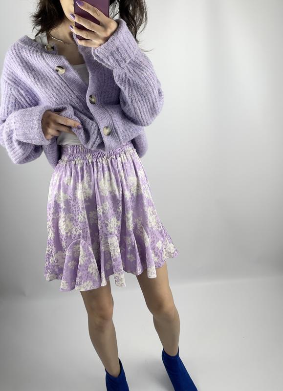 Трендова спідниця під атлас Zebra — ціна 80 грн у каталозі Міні спідниці Купити жіночі речі за