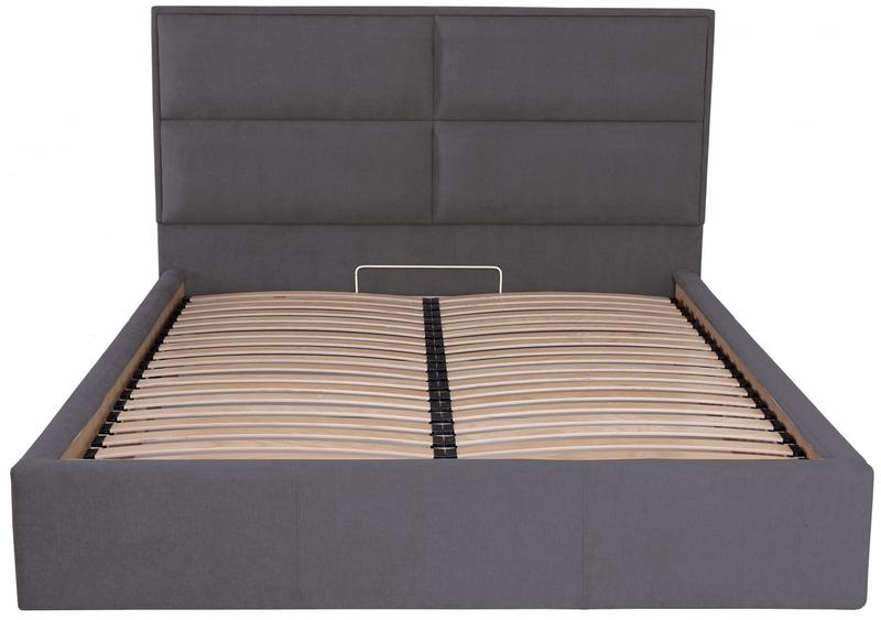 Кровать richman шеффилд vip 120 х 190 см мисти dark grey с ...