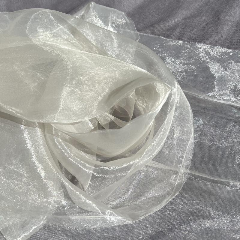 Готова тюль преміум органза айворі 4 4м — ціна 1811 грн у каталозі Штори Купити товари для дому