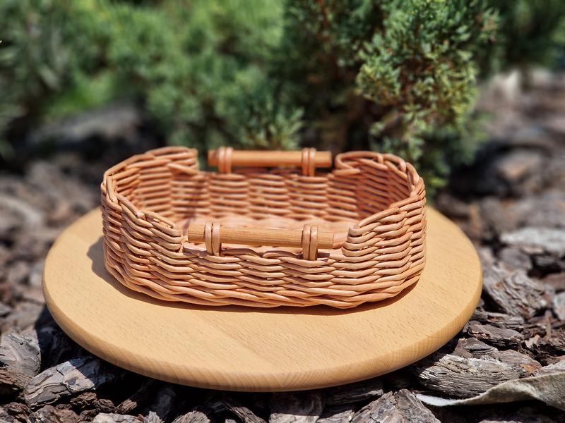 Плетений кошик для хліба — ціна 350 грн у каталозі Корзинки Купити