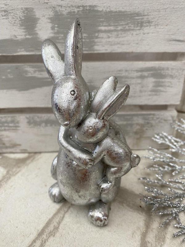 Статуетка великодня крольчиха з малям H 12 см полістоун — ціна 220 грн у каталозі Статуетки