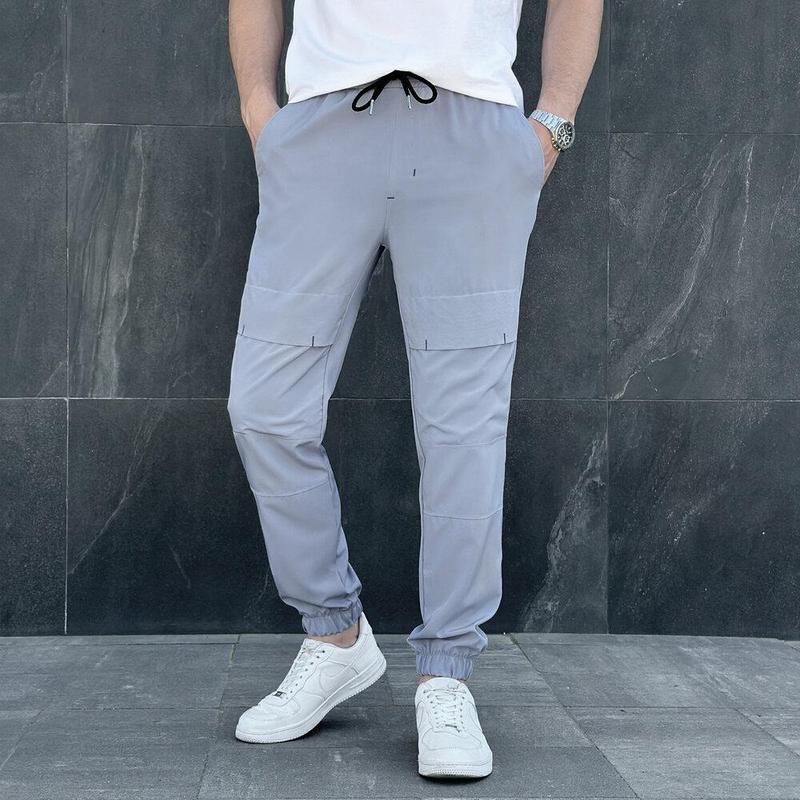 Чоловічі штани джогери з кишенями сірі pobedov vershyna — ціна 680 грн у каталозі Брюки Купити ...