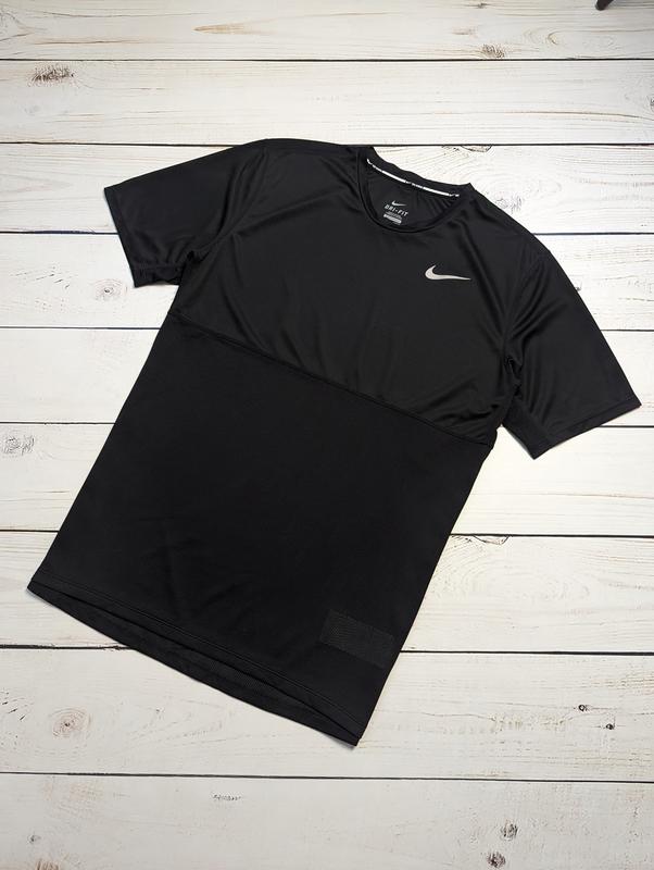 Чоловіча легка спортивна футболка nike running dri fit / найк драй фіт ...