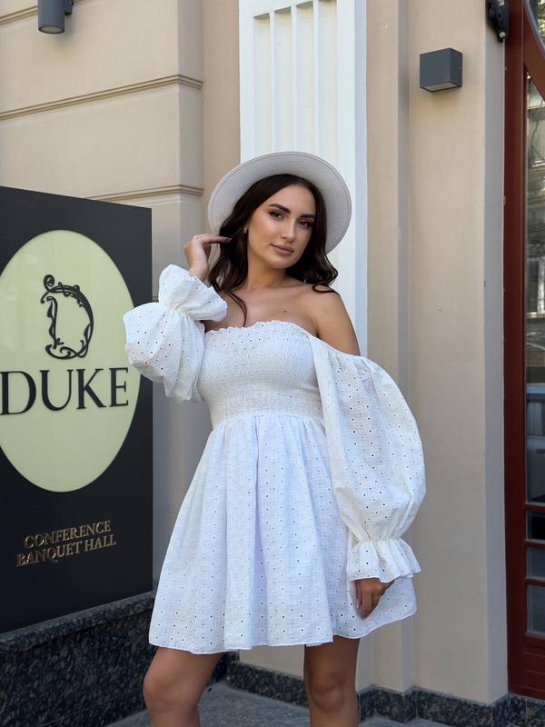 Літня нарядна сукня — ціна 999 грн у каталозі Короткі сукні Купити жіночі речі за доступною