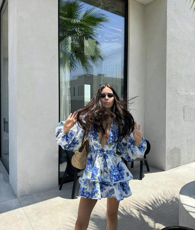 Сукня стильна трендова 2024 — ціна 1300 грн у каталозі Короткі сукні Купити жіночі речі за