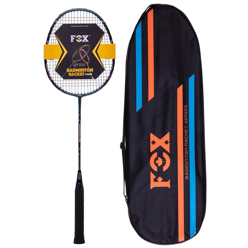Ракетка для бадмінтону в чохлі fox pro-605 кольори в асортименті — ціна ...