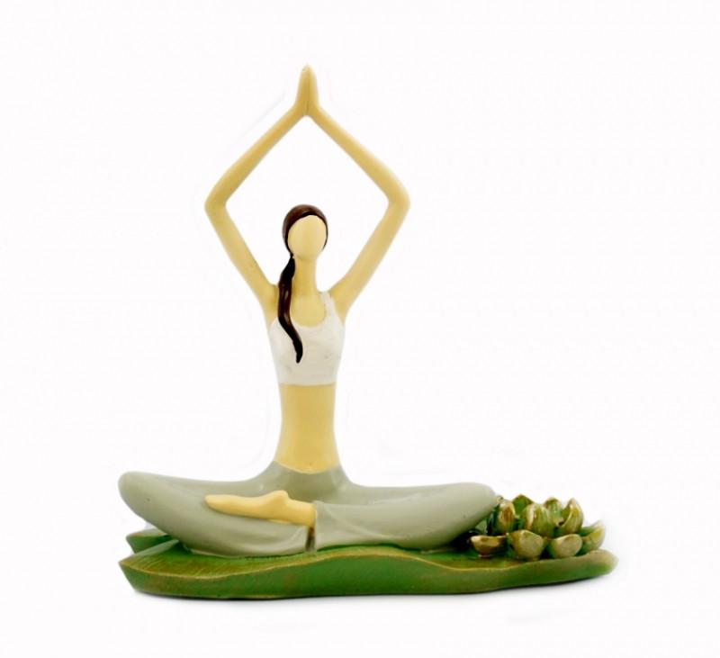 Статуетка йога полістоун Bm — ціна 1020 грн у каталозі Статуетки Купити товари для дому та