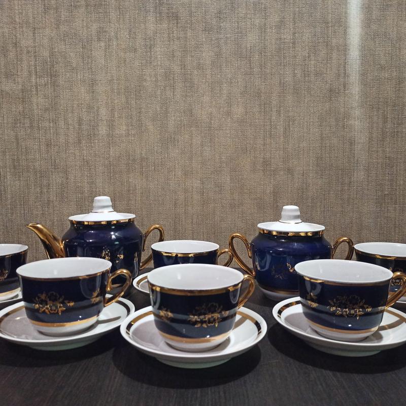 Чайний сервіз кобальт з позолотой — ціна 900 грн у каталозі Чайні сервізи Купити товари для дому