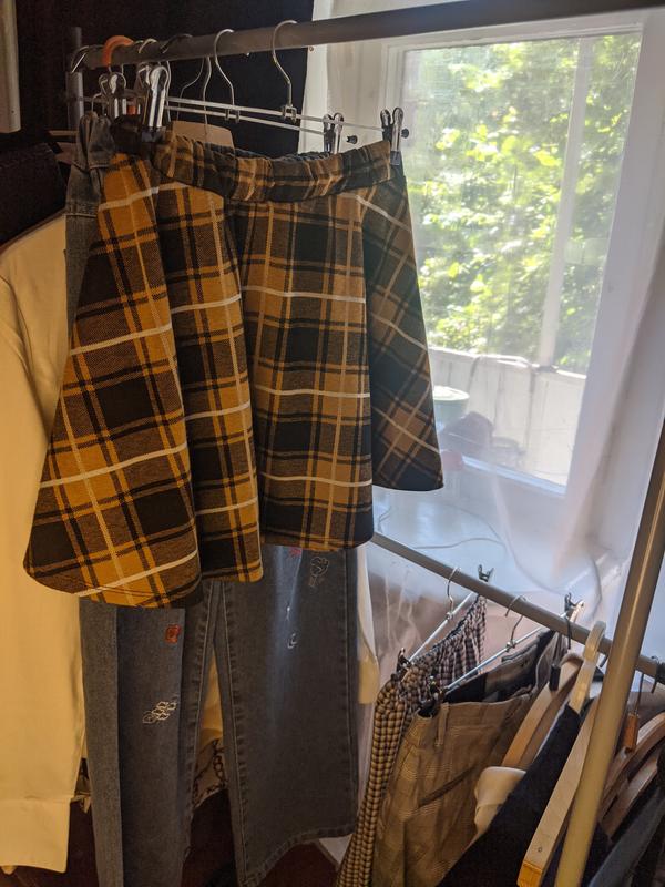 Коротка юбка у клітинку — ціна 150 грн у каталозі Міні спідниці Купити жіночі речі за доступною