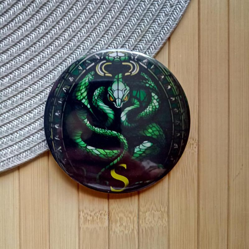 Значок слизерин 7 5 см — ціна 60 грн у каталозі Сувеніри Купити товари для дому та побуту за
