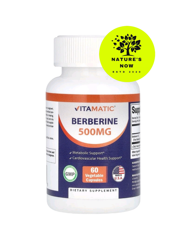Vitamatic берберин 500 мг - 60 капсул — цена 630 грн в каталоге ...