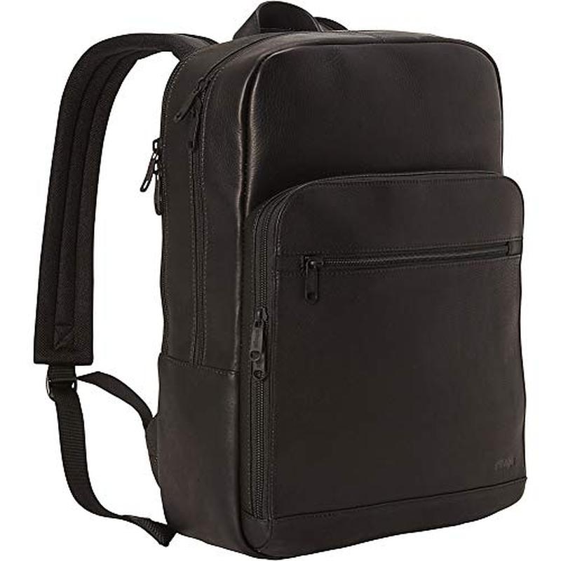 Тонкий шкіряний рюкзак для ноутбука 15.6 (чорний) . e bags/samsonite ...