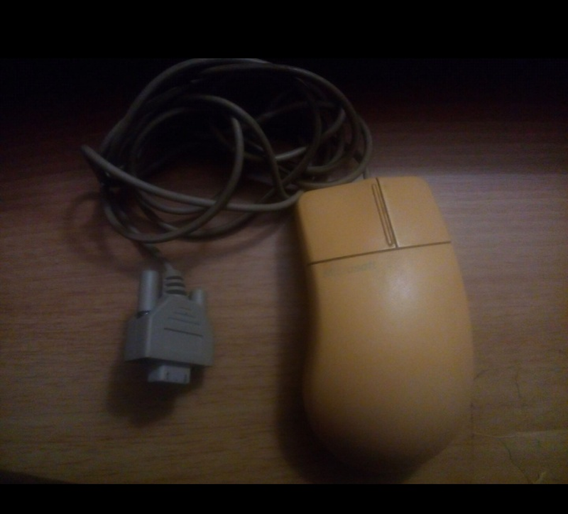 Компьютерная мышь ретро microsoft serial mouse 2.0a, made in ireland ...