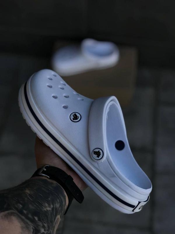 Шлепанцы crocs женские сабо кроксы белые резиновые крокс — ціна 699 грн ...
