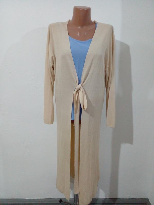 Довгий трикотажний кардиган — ціна 235 грн у каталозі Кардигани Купити жіночі речі за доступною