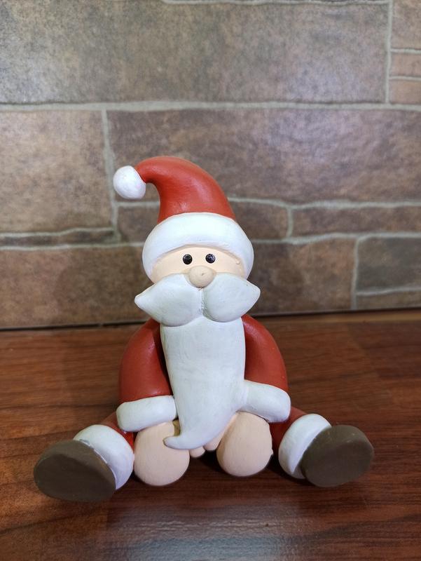 Статуэтка санта из керамики — цена 130 грн в каталоге Статуэтки Купить товары для дома и быта по