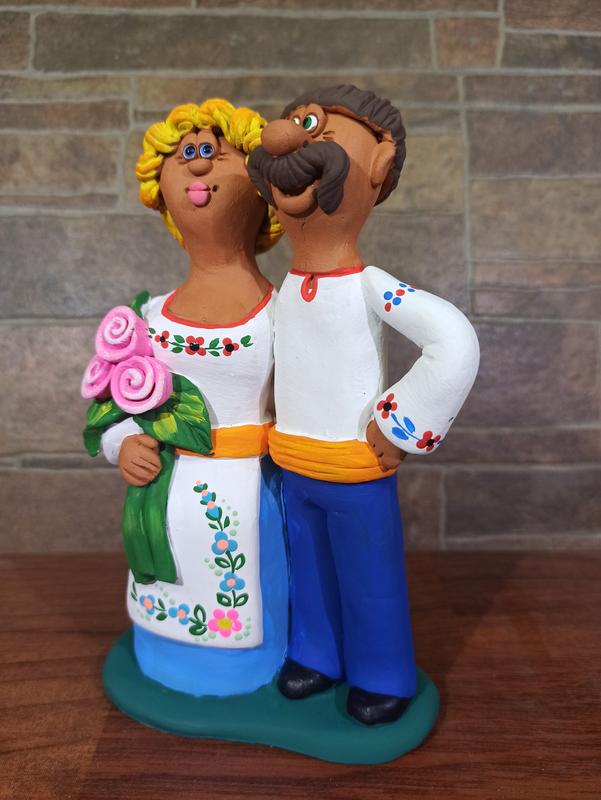 Статуетка подвійна український сувенір — ціна 300 грн у каталозі Статуетки Купити товари для