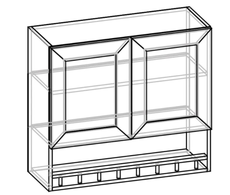 80 верх полки кухня гранд — ціна 1368 грн у каталозі Меблі для кухні Купити товари для дому та