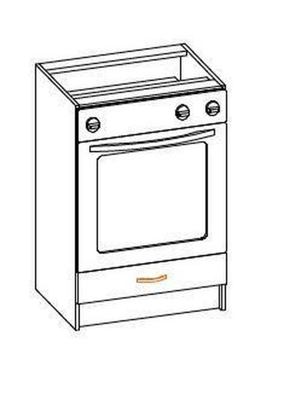 Кухня низ духовка 60 корона — ціна 776 грн у каталозі Меблі для кухні Купити товари для дому та