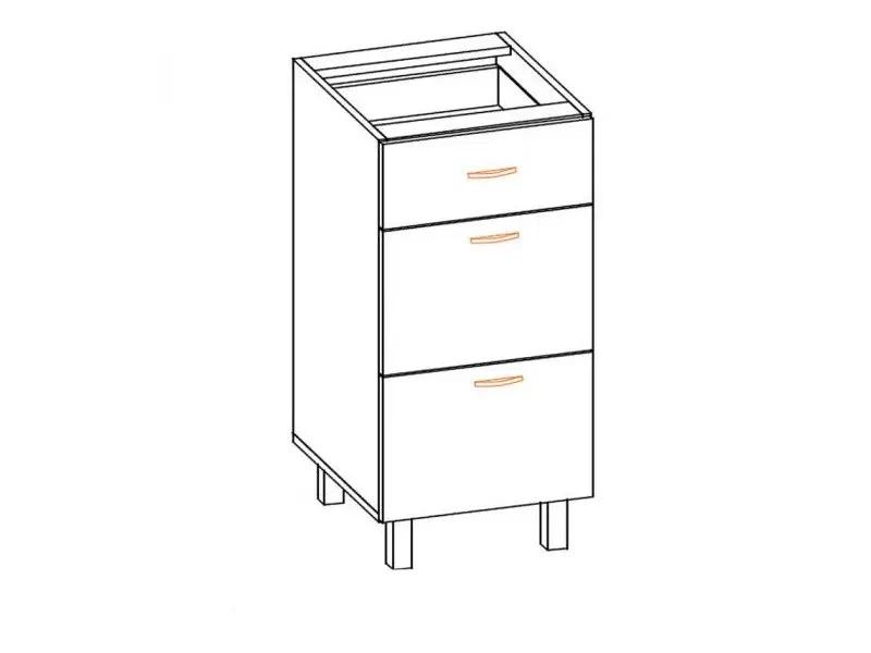 Кухня низ шухляди 40 паула — ціна 1371 грн у каталозі Меблі для кухні Купити товари для дому та