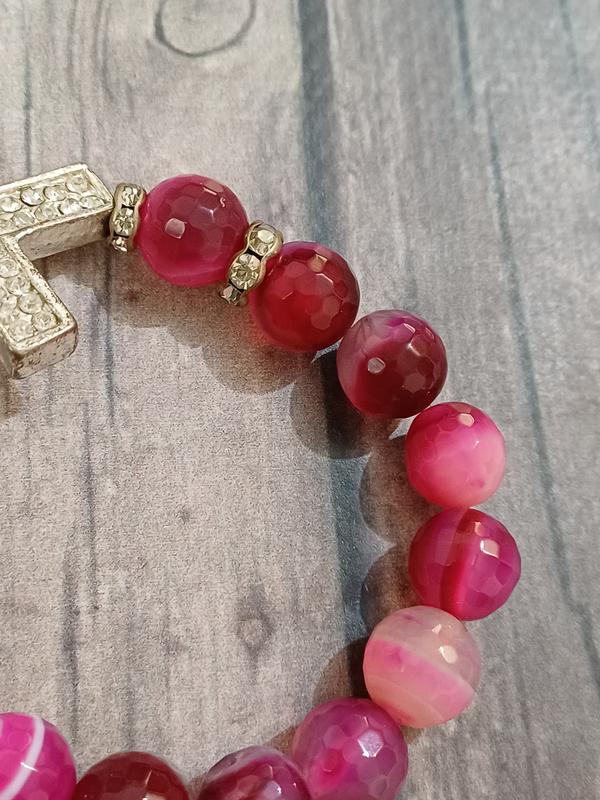 Браслет натуралтний гранований камінь — ціна 270 грн у каталозі Браслети Купити аксесуари за