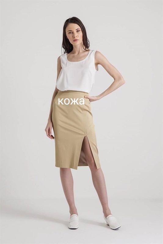 Кожаная юбка карандаш Oasis — ціна 899 грн у каталозі Міді спідниці Купити жіночі речі за