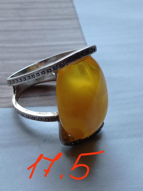 Янтарь кольцо королевский янтарь серебро — цена 2400 грн в каталоге ...