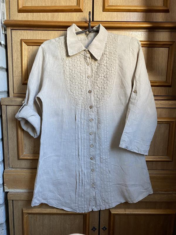 Льняна льон сорочка блуза — ціна 150 грн у каталозі Блузи Купити жіночі речі за доступною ціною