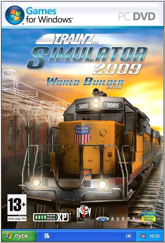 Pc dvd диск trainz simulator 2009 world builder edition + cd key — цена ...
