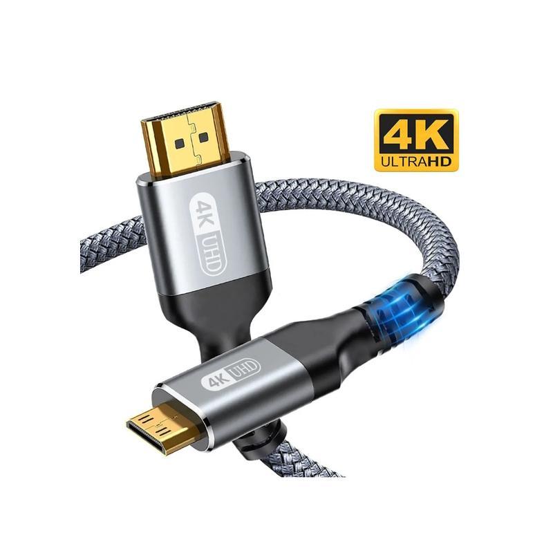 Кабель hdmi to mini hdmi v2.0 4k 1 метр grey ultrahd hdr — цена 439 грн ...