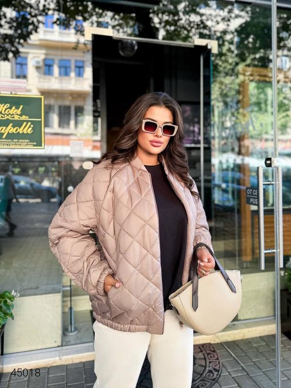 Бомбер утеплений батал — ціна 1275 грн у каталозі Куртки Купити жіночі речі за доступною ціною