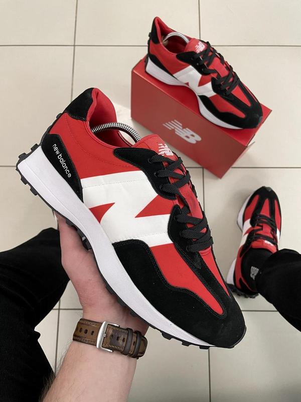 Кросівки new balance 327 (black&red) — ціна 1215 грн у каталозі ...
