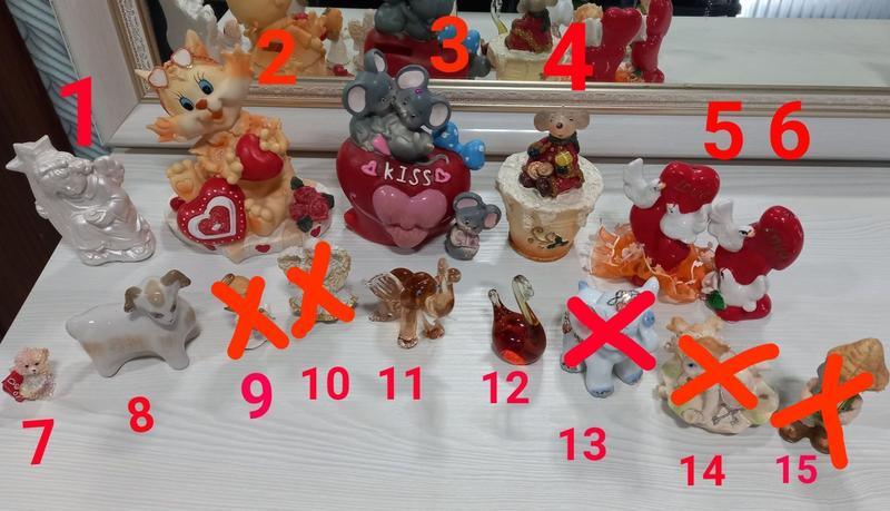 Статуетка статуетки кіт слон миша — ціна 50 грн у каталозі Статуетки Купити товари для дому та