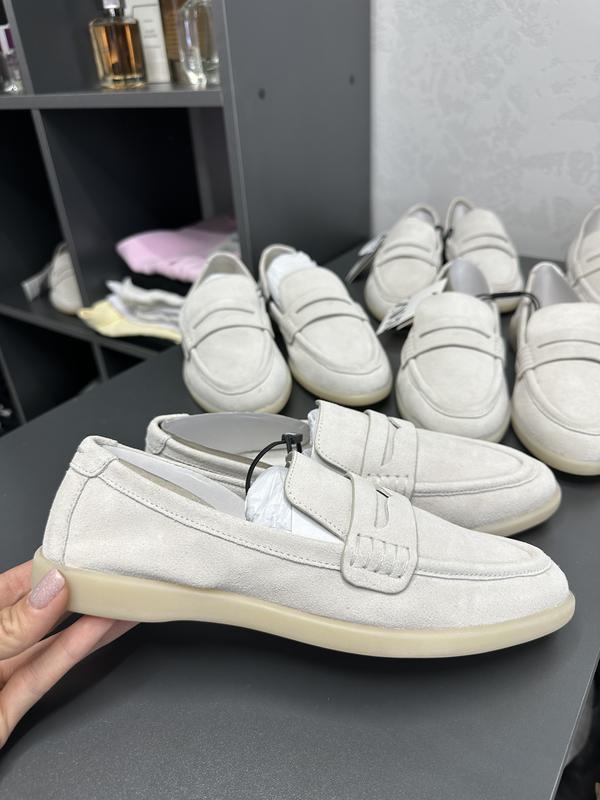 Лоферы Zara туфлы Zara кожаные лоферы — цена 2450 грн в каталоге Лоферы Купить женские вещи по