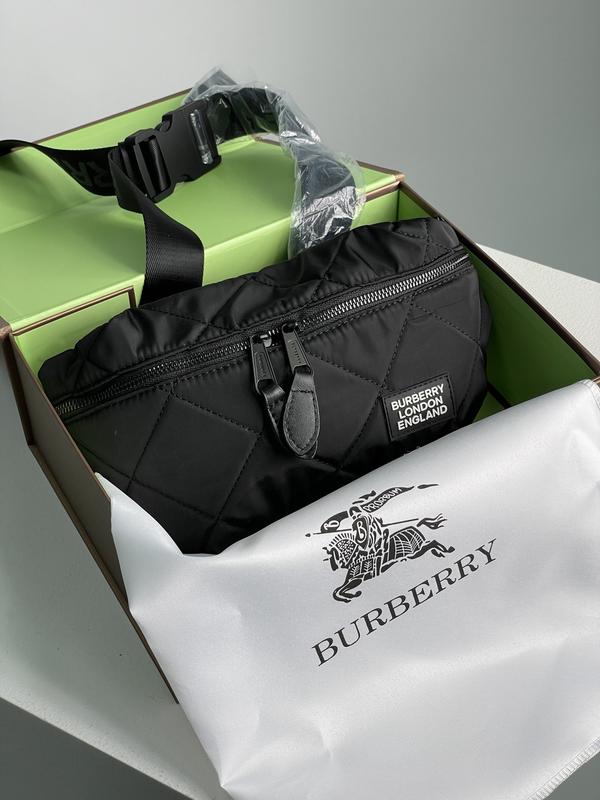 burberry black quilted fabric medium sonny belt bag 30 16 9 3350