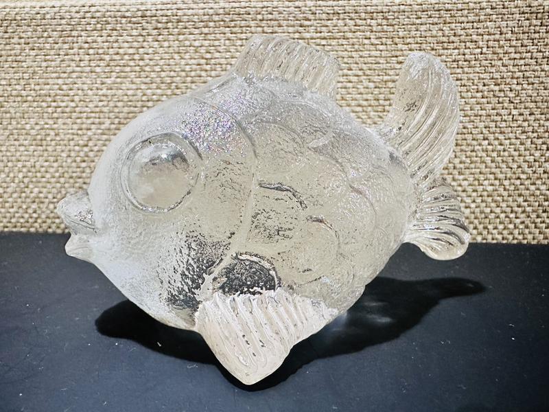 Вінтаж риба зі скла статуетка — ціна 950 грн у каталозі Статуетки Купити товари для дому та