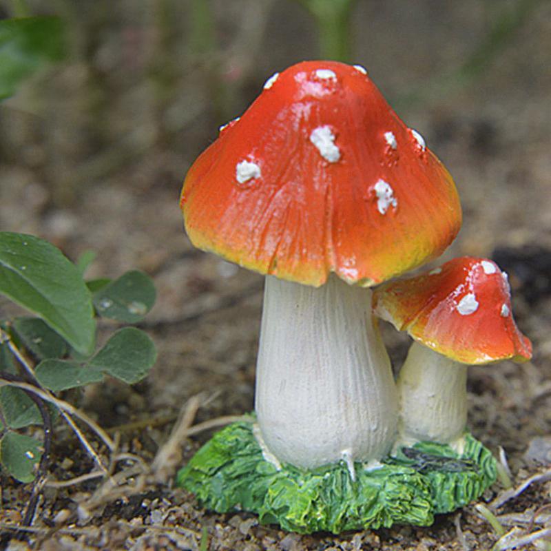 Статуэтка грибов из смолы в сад террариум кукольный домик — ціна 165 грн у каталозі Сувеніри