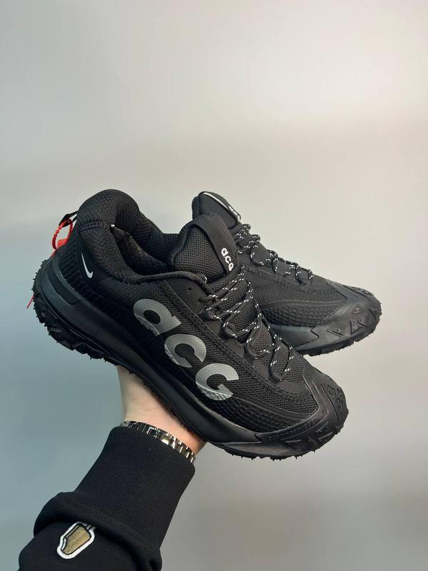 Кроссовки мужские nike acg mountain fly 2 gore-tex black white, найк ...