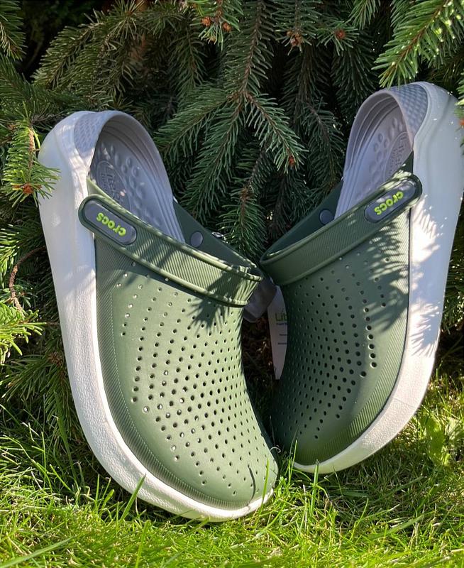 173654606 crocs lapi crocs lapi literide clog literide clog army green white crocs lapi 1395