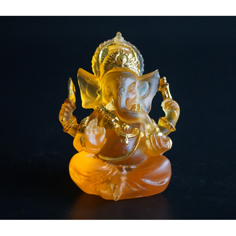 Ганеш помаранчевий полімер — ціна 480 грн у каталозі Статуетки Купити товари для дому та побуту