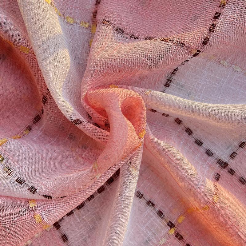 Тюль льон рожевий 4м — ціна 2500 грн у каталозі Штори Купити товари для дому та побуту за