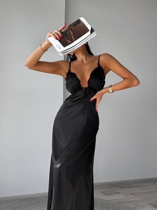 Шовкова сукня — ціна 789 грн у каталозі Довгі сукні Купити жіночі речі