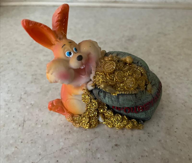 Фигурка статуэтка копилка кролик — цена 167 грн в каталоге Статуэтки Купить товары для дома и