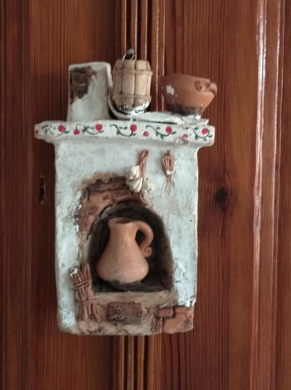 Глиняный керамический оберег печка — ціна 398 грн у каталозі Настінний