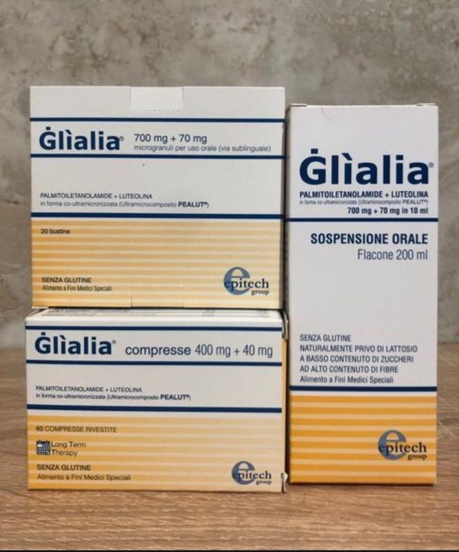 Glialia 400+40 mg таблетки / 700 + 70 мг саше / глиалия сироп италия ...